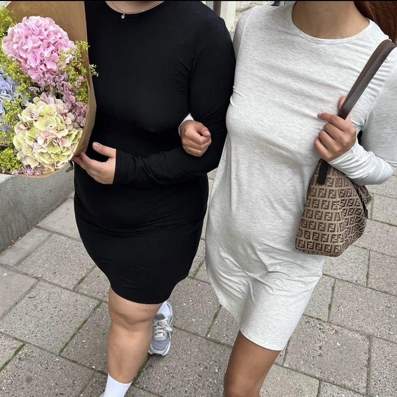 Djerf Avenue - Daily Long Sleeve Dress in Black Size... - Depop