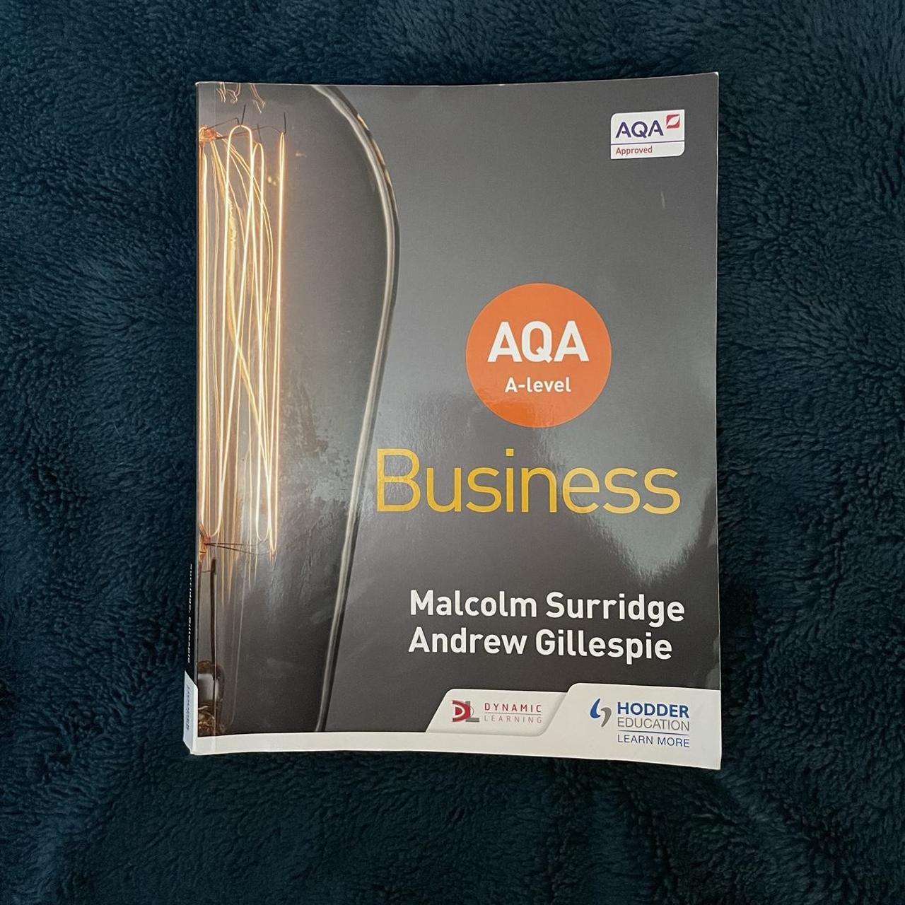 Aqa a level business book by Malcom Surridge and... - Depop