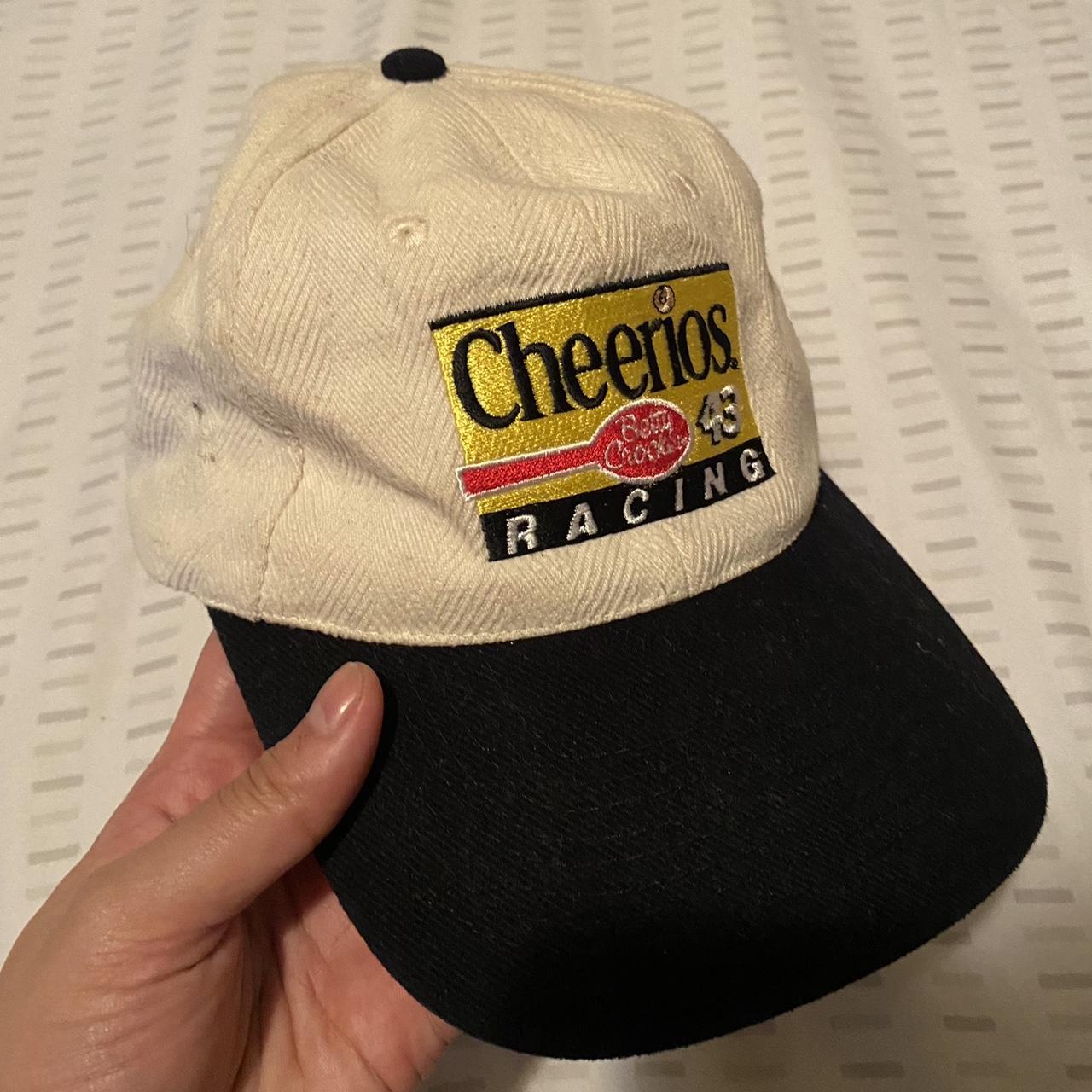 headshots cheerios racing hat, never worn and in... - Depop