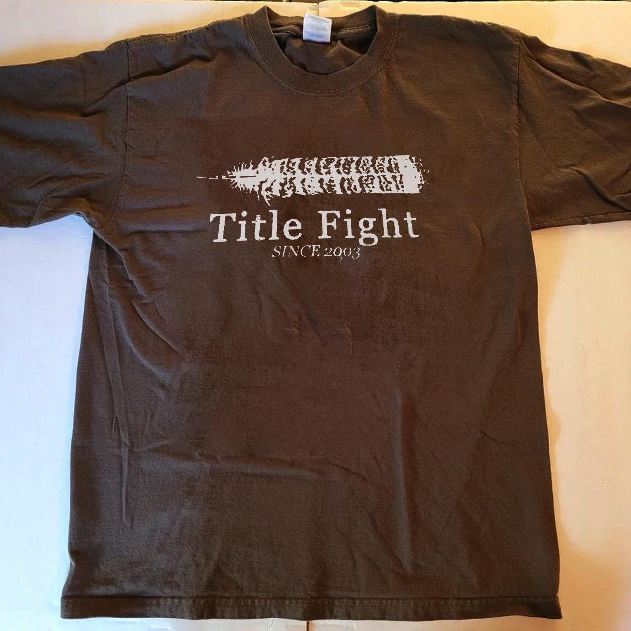 Title fight band T-shirt only paypal payment option... | Depop