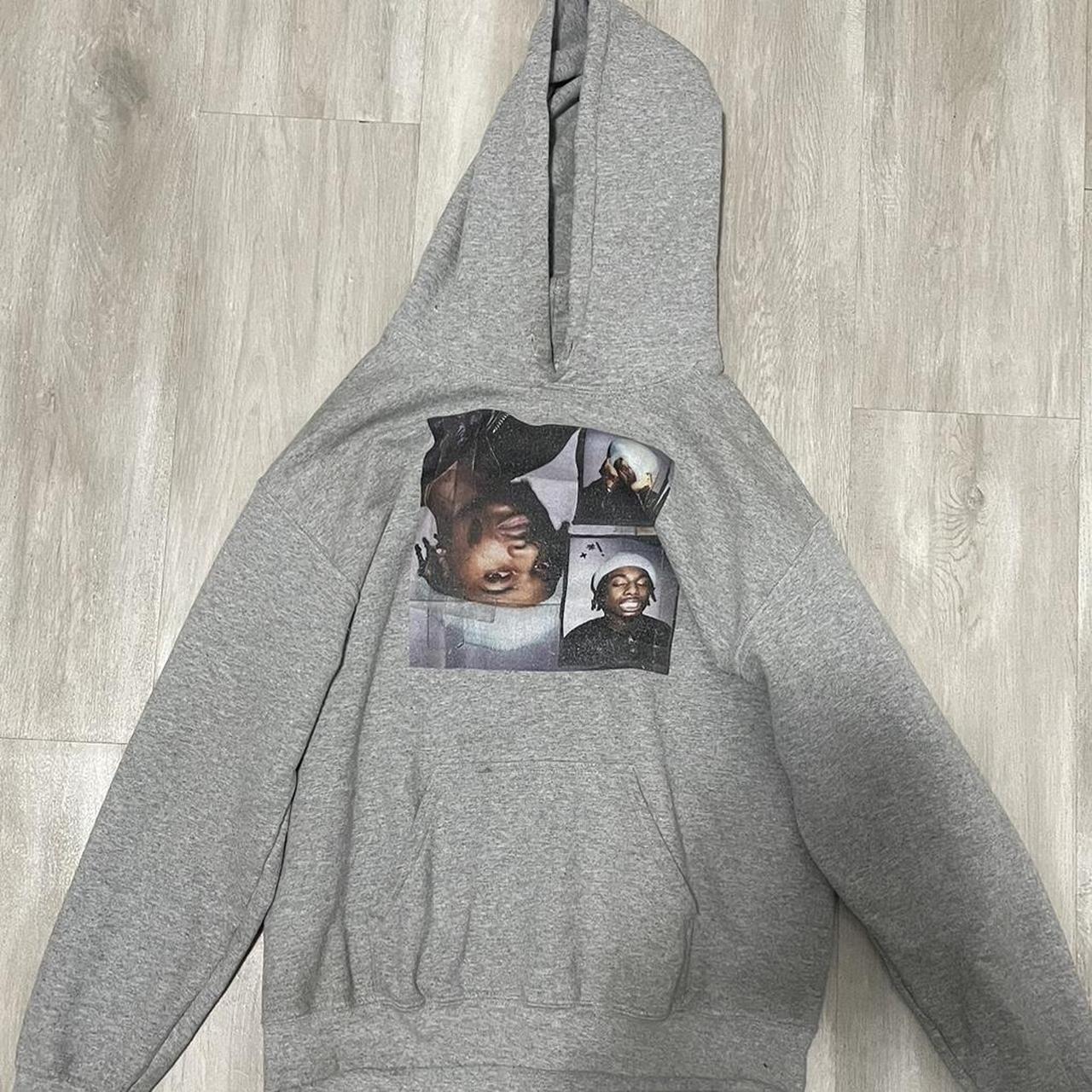 Grey Playboi Carti hoodie so hard 🔥🔥 Size medium... - Depop