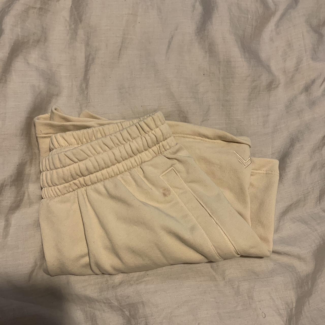 Oatmeal, 2 small stains, worn a few times, classic... - Depop