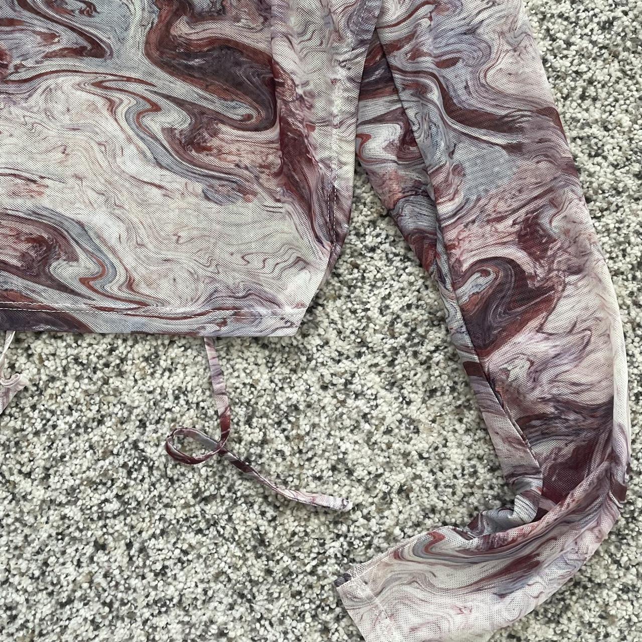 American Threads Women's multi Crop-top | Depop