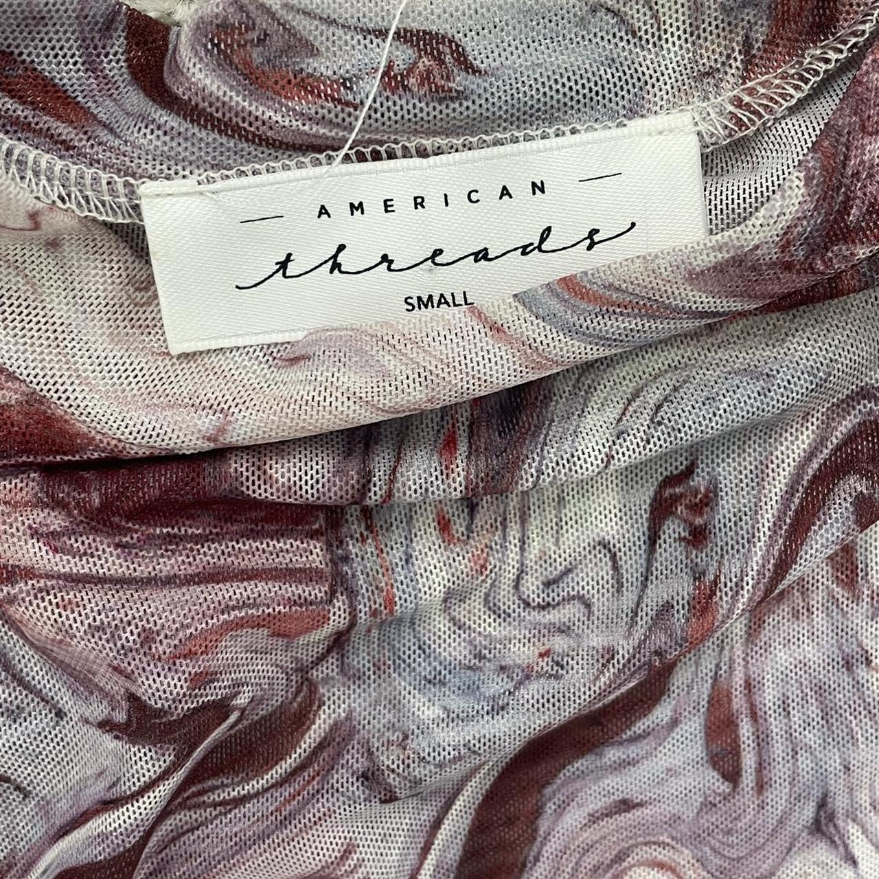 American Threads Women's multi Crop-top | Depop