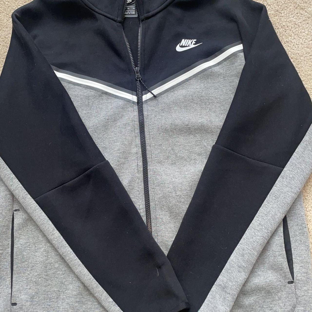 Grey and black Nike tech fleece set 😍 Not even worn... - Depop