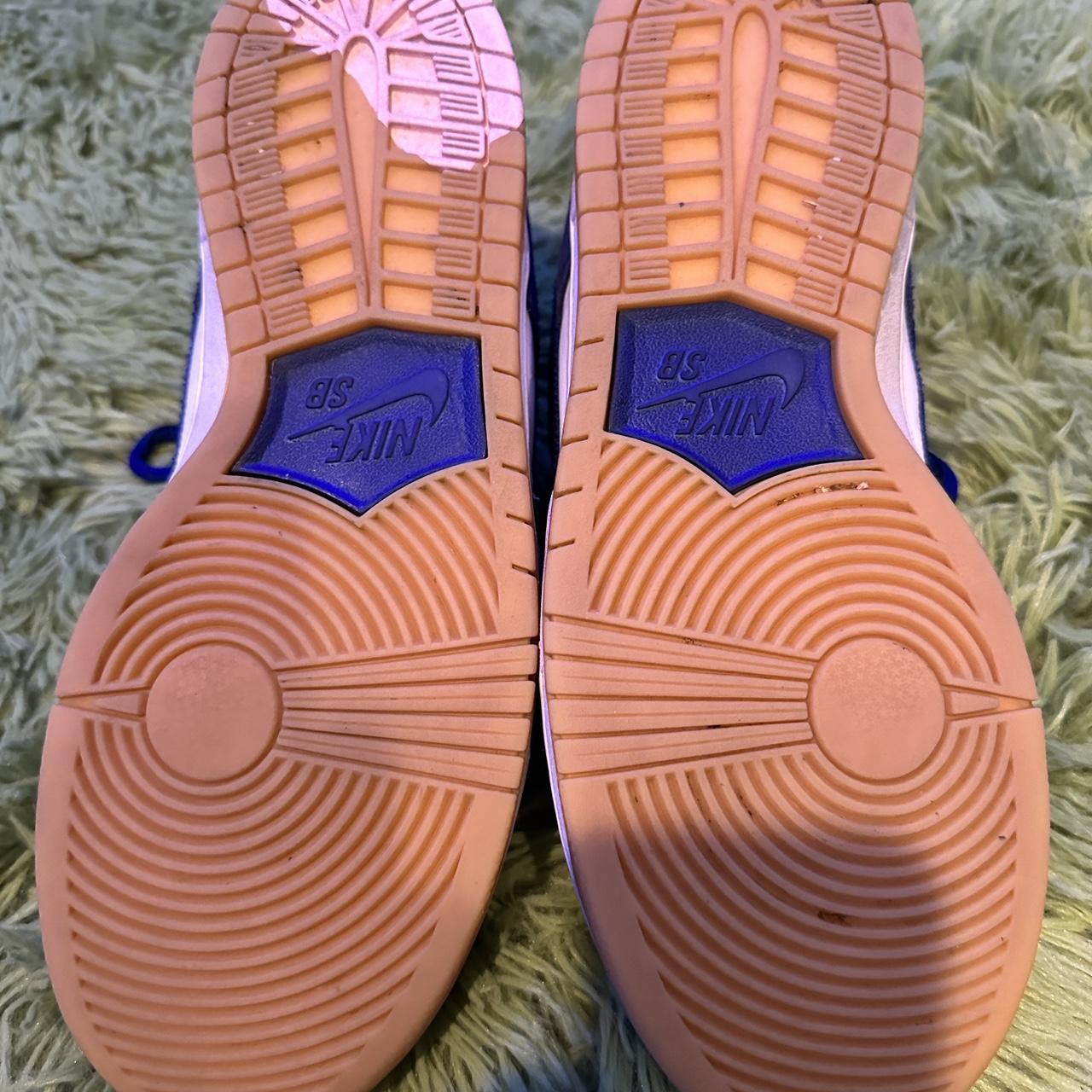 NIKE SB DUNK LOW "DODGER" WORN WITH A FEW CREASES... - Depop