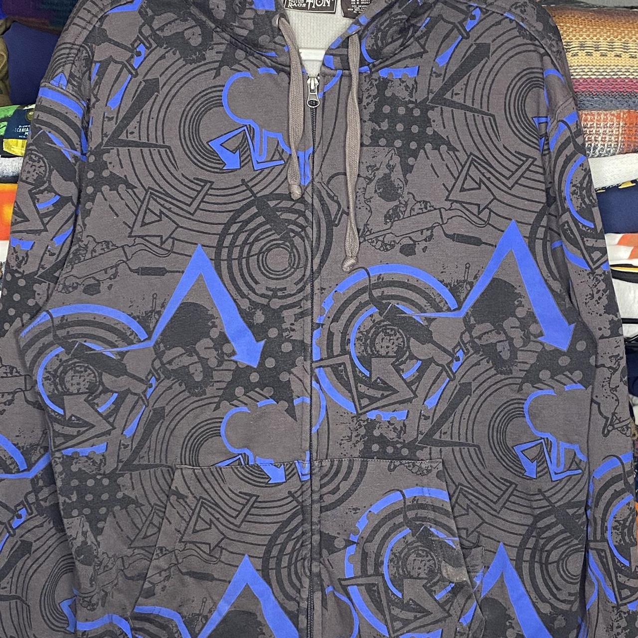 Vintage Y2K Distortion Grunge Emo Affliction Style... - Depop