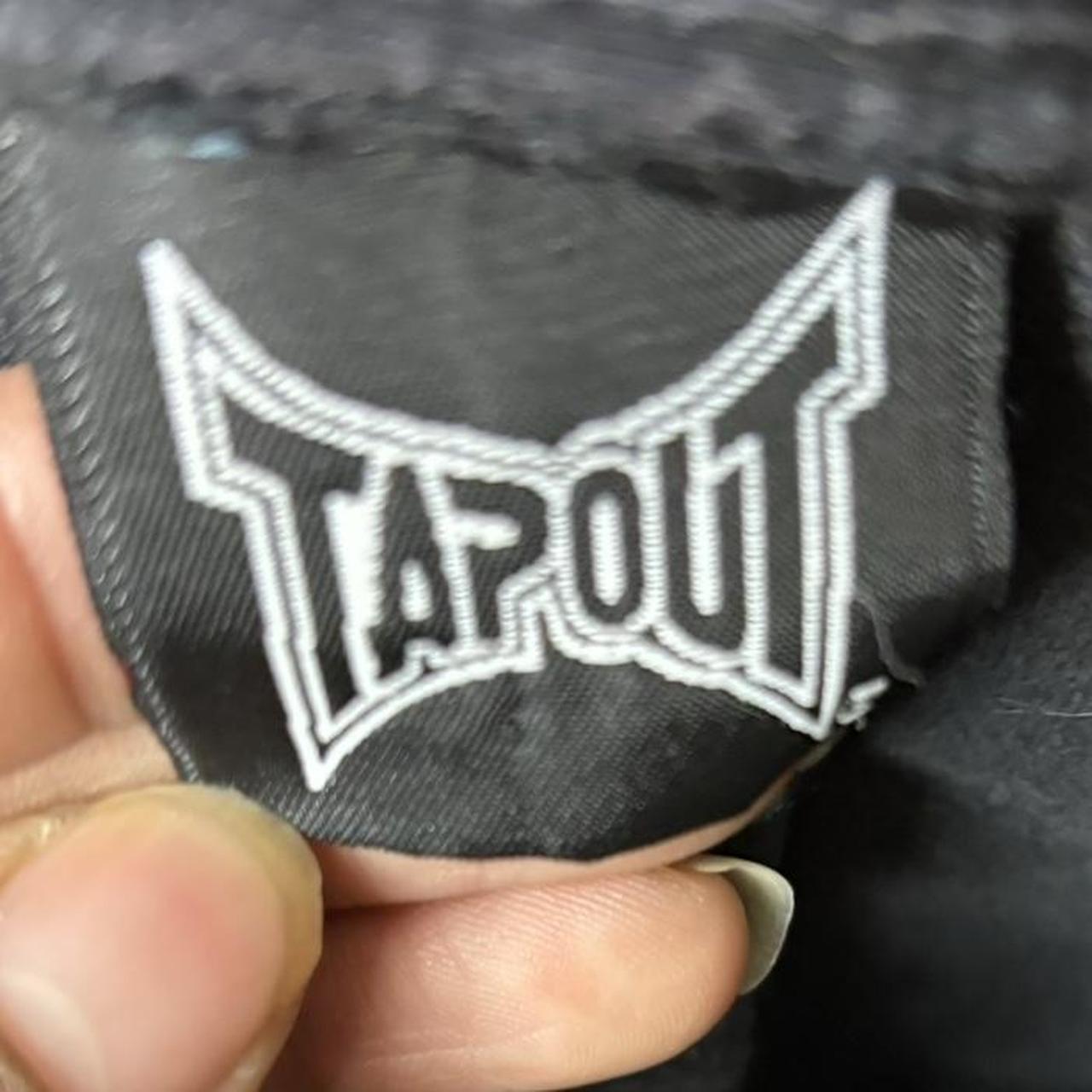 Y2K Tapout “American Arrogant” Double Sided Logo... - Depop