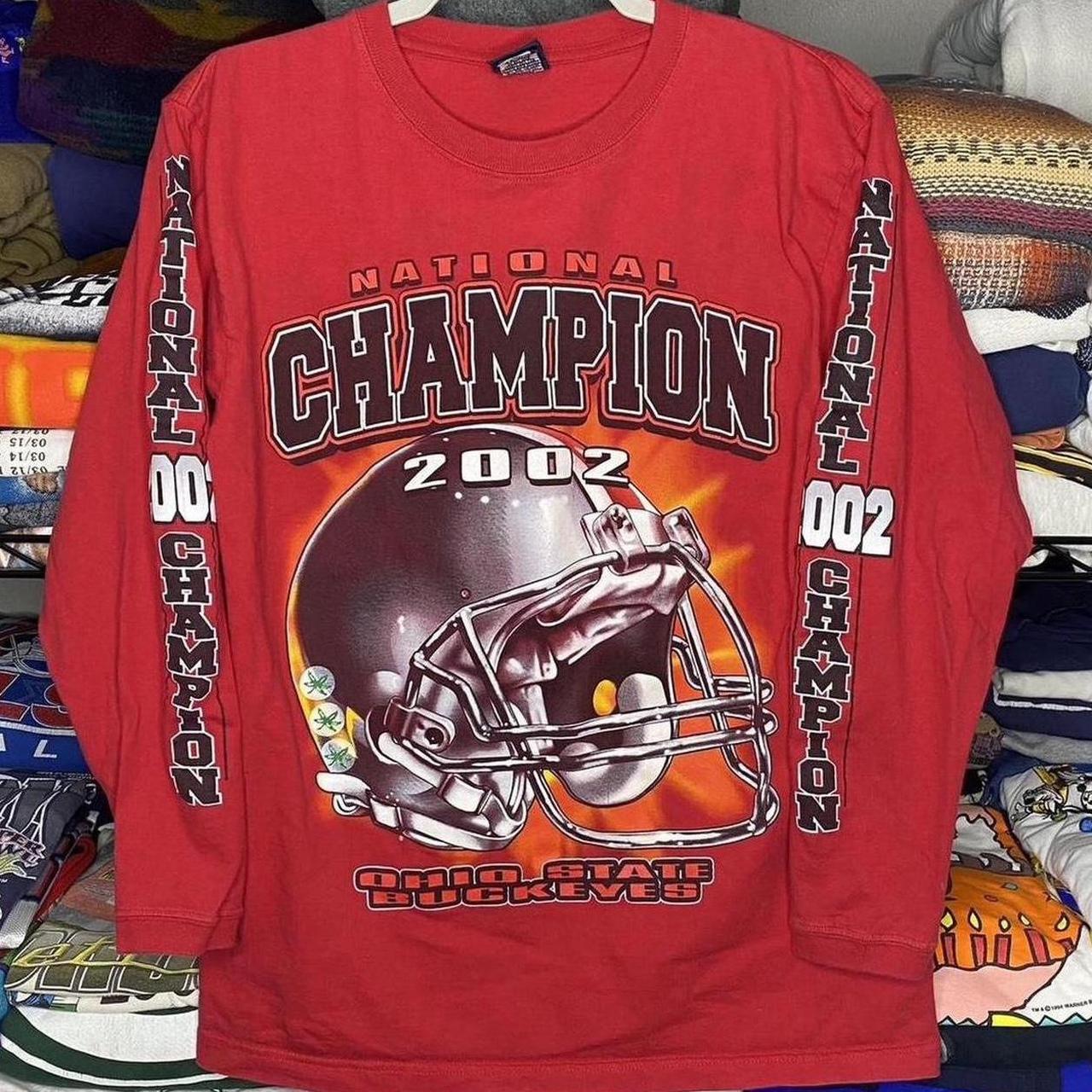 Vintage 2002 Ohio State Buckeyes National Champions... | Depop