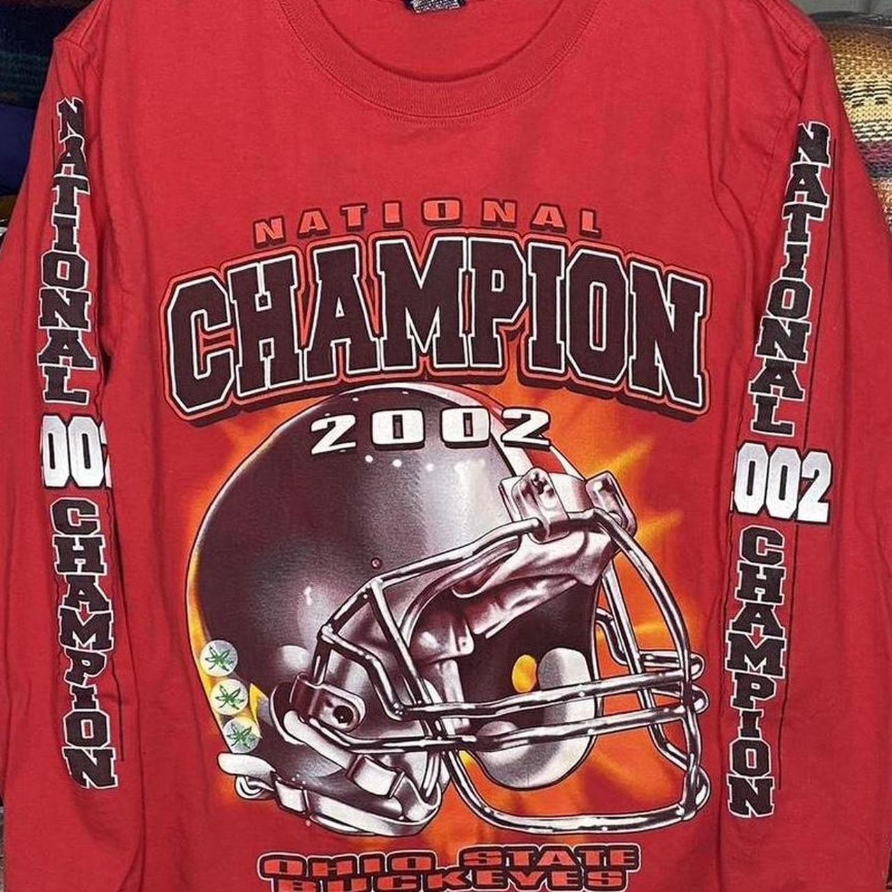 Vintage 2002 Ohio State Buckeyes National Champions... | Depop