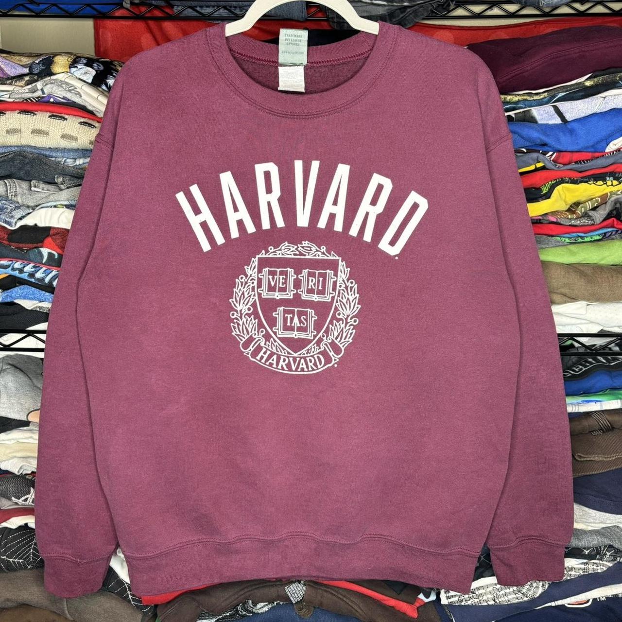Vintage 90s Harvard University Sweater Medium... - Depop