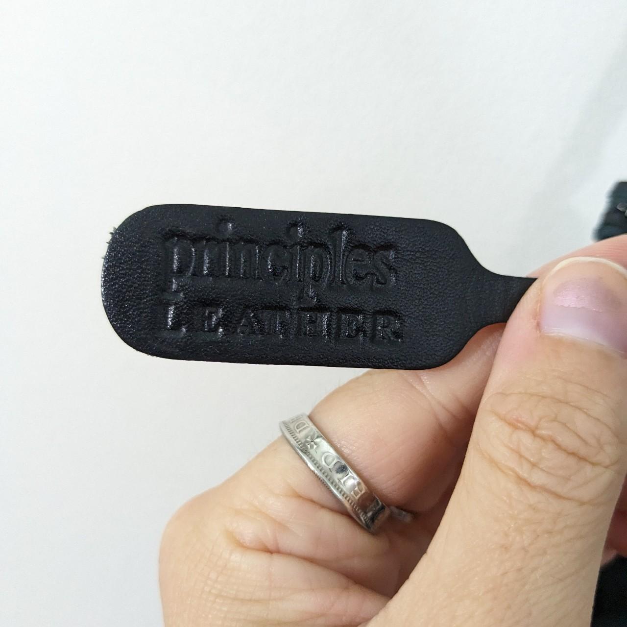 Y2K Real Leather Principles Handbag - Shoulder Bag... - Depop