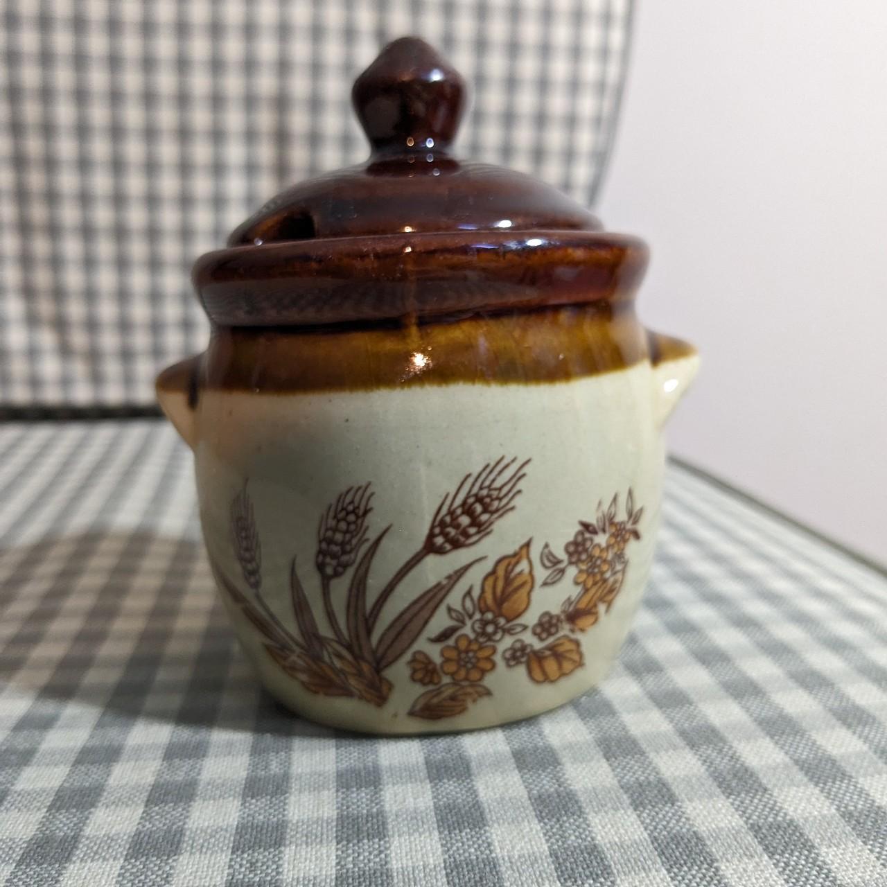 Vintage Ceramic Pottery - Sugar Pot - Honey Pot... - Depop