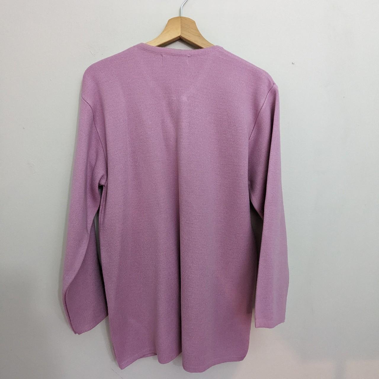 Vintage 'Paramour Collection' Pink Cardigan /... - Depop