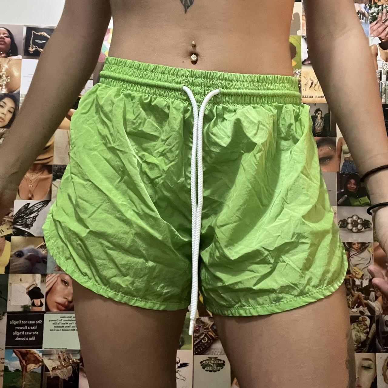 Urban Outfitters neon green windbreaker athletic gym... - Depop