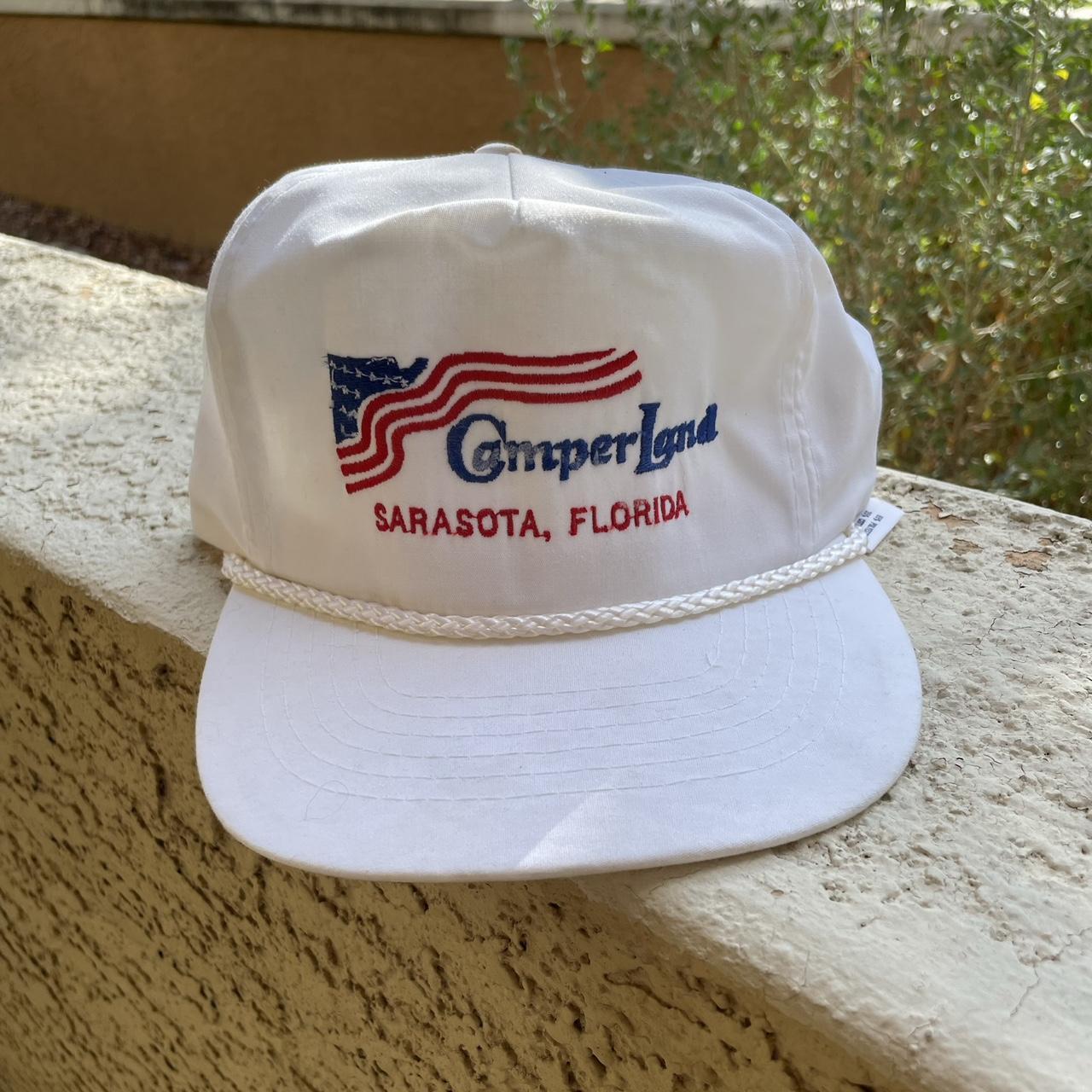 VINTAGE TRUCKER ROPE HAT (EMBROIDERED WITH LITTLE... - Depop