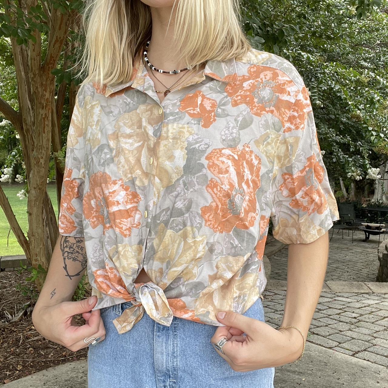 Handmade Vintage Style Button Down Bought in Ireland - Depop