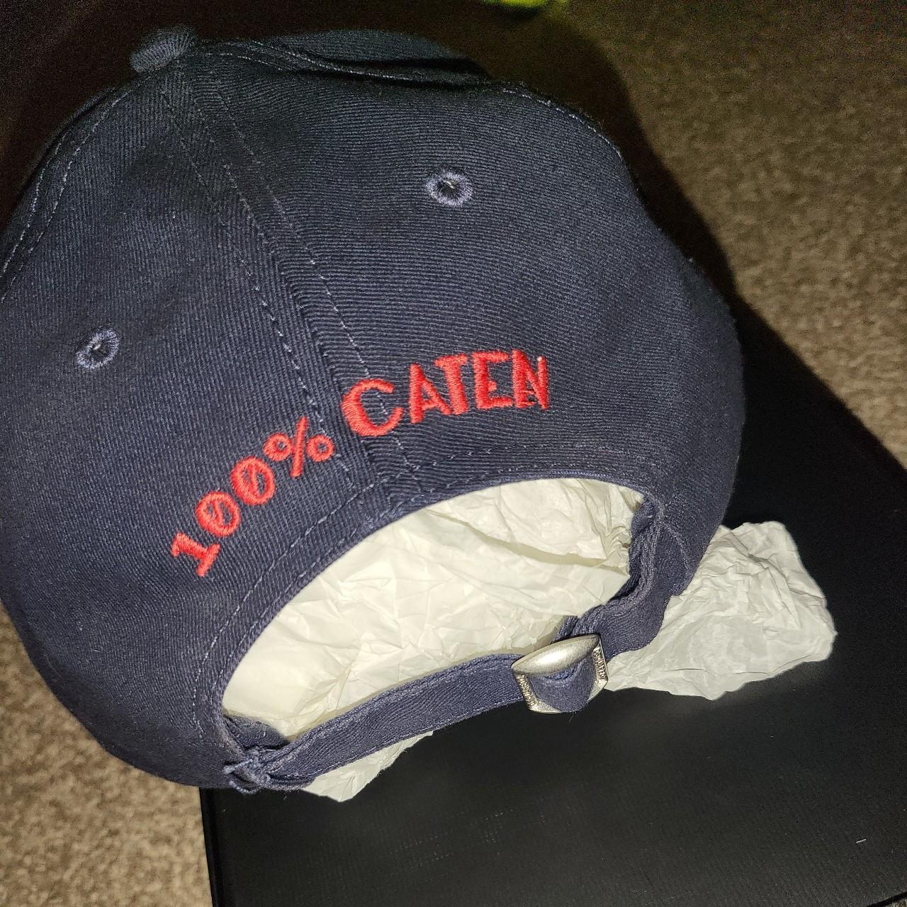 DSQUARED2 Gabardine Caten Baseball Cap Navy... - Depop