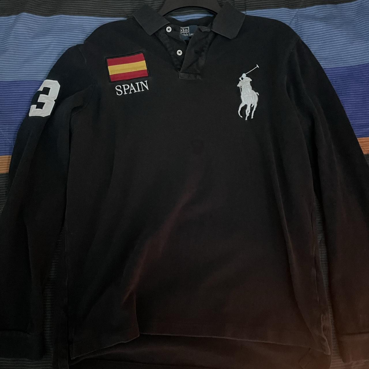 Polo Ralph Lauren rugby big pony Spain long... - Depop