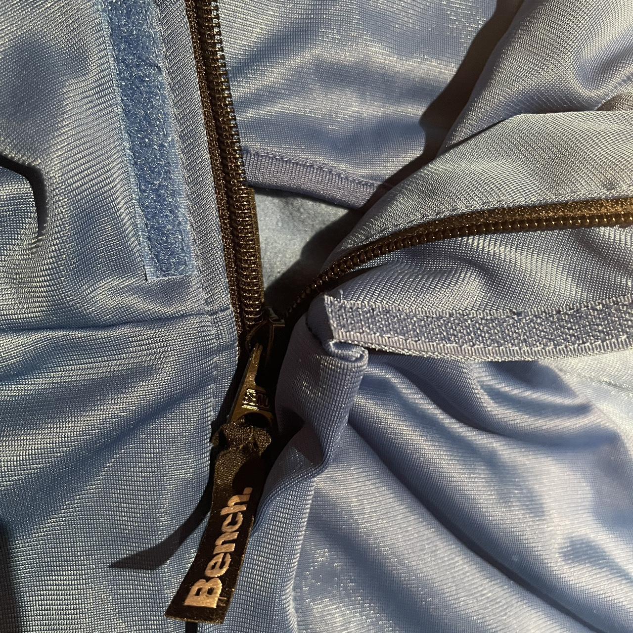 Vintage style Bench jacket Mens Blue... - Depop