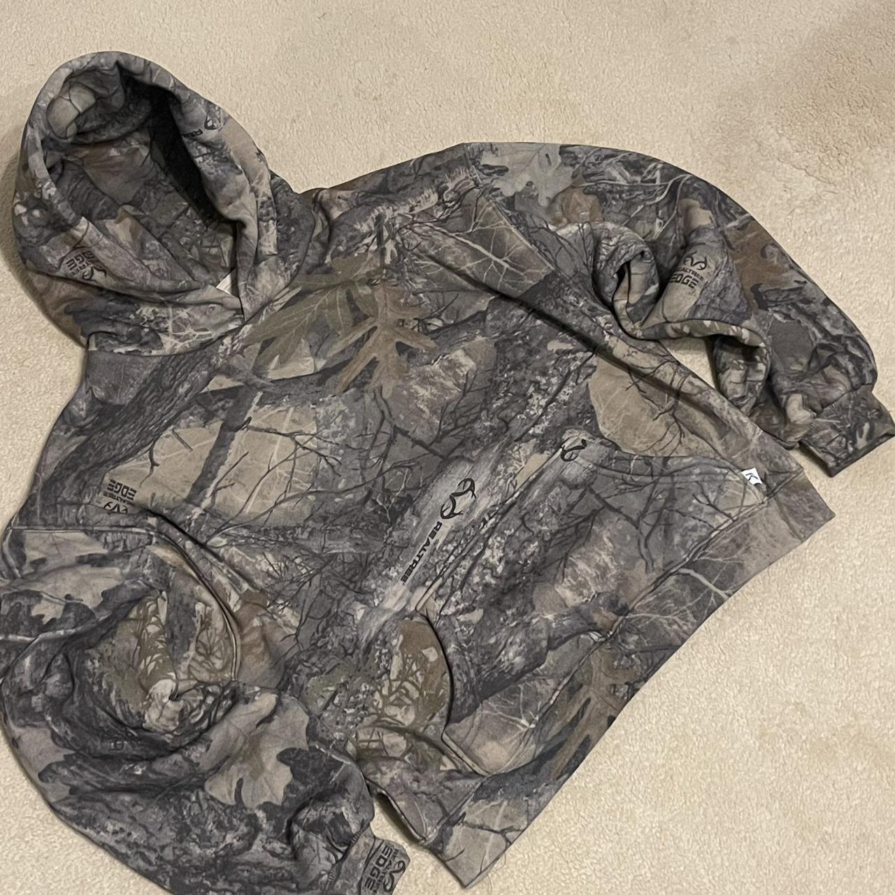AKIMBO REALTREE camo hoodie Medium Cropped and boxy... - Depop
