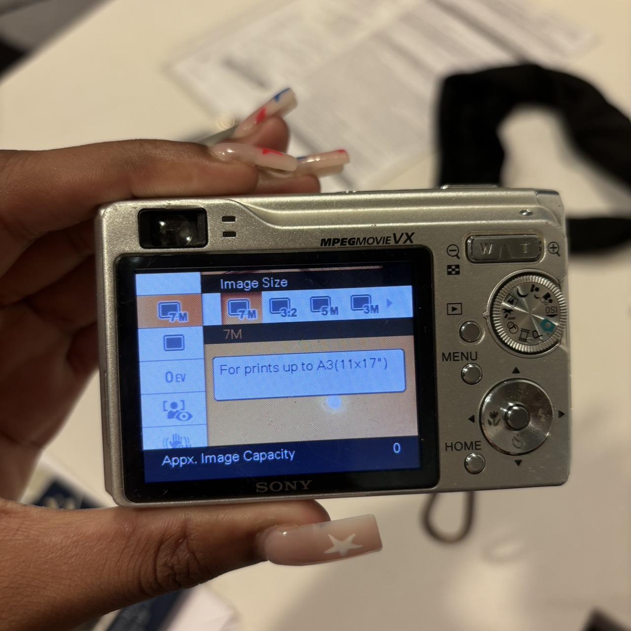 OPEN TO OFFERS : Sony silver & grey Cyber-shot... - Depop