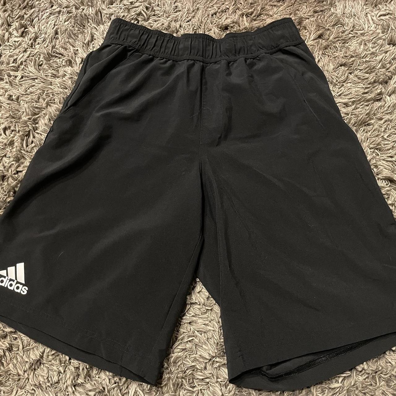 Adidas Athletic Black Shorts Size: Small #Adidas... - Depop