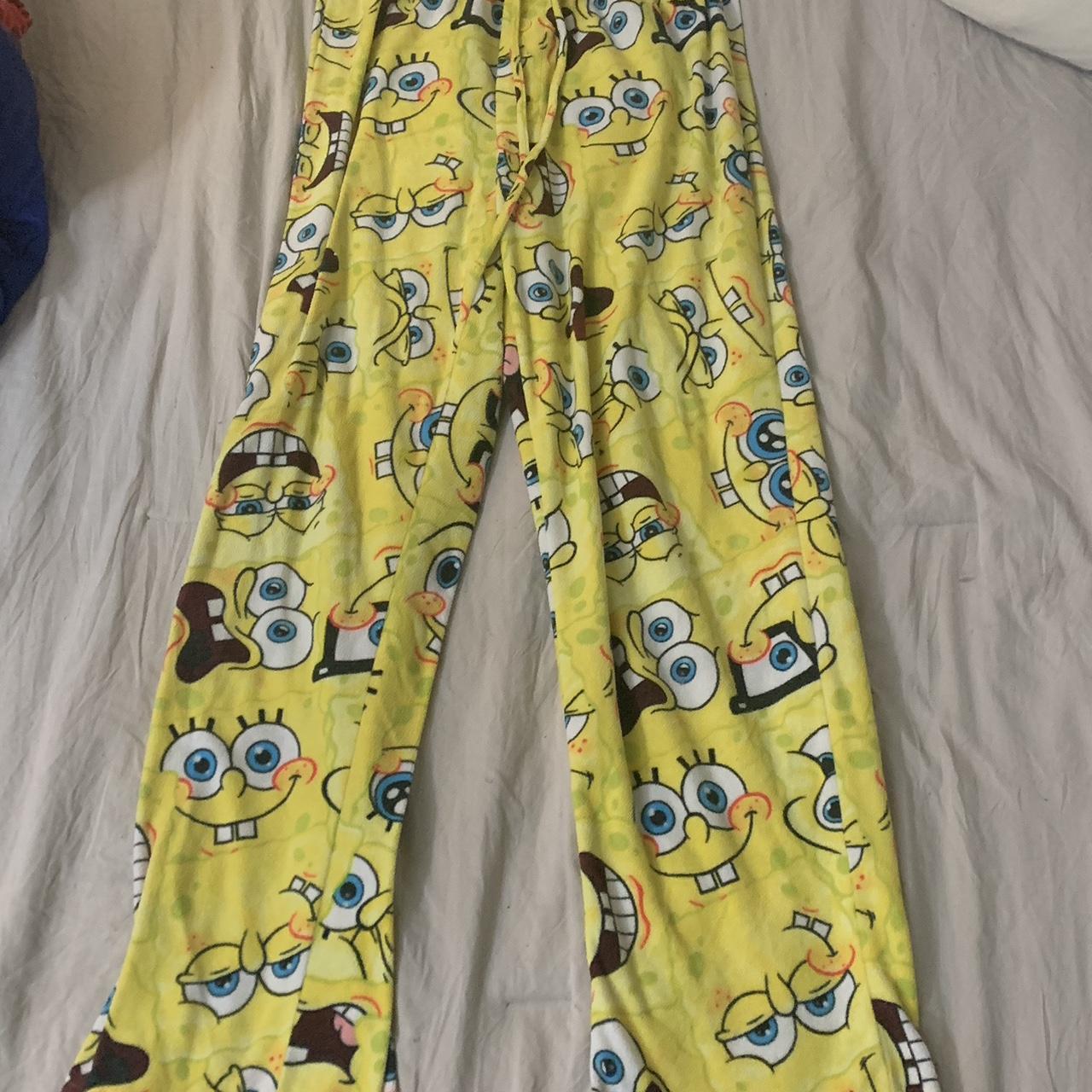 Spongebob PJ pants. Size M - Depop