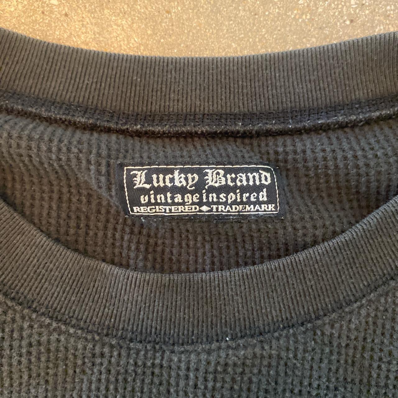 Lucky Brand vintage inspired motorcycle sweater... - Depop