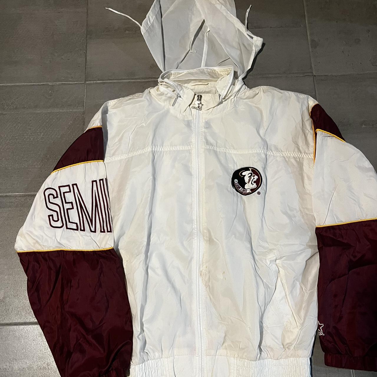 FSU starter jacket Size Xl 9/10 #fsu#ncaa #vintage #vtg - Depop