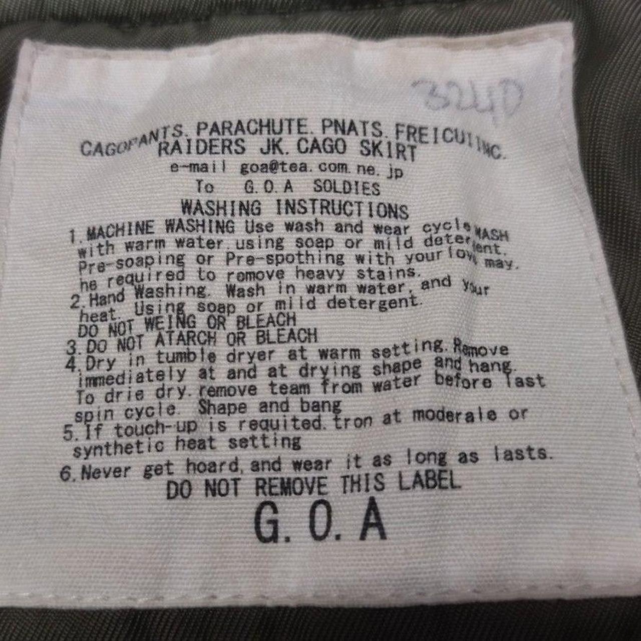 Vintage GOA Japan Bomber MA1 Jacket I love my GOA.... - Depop