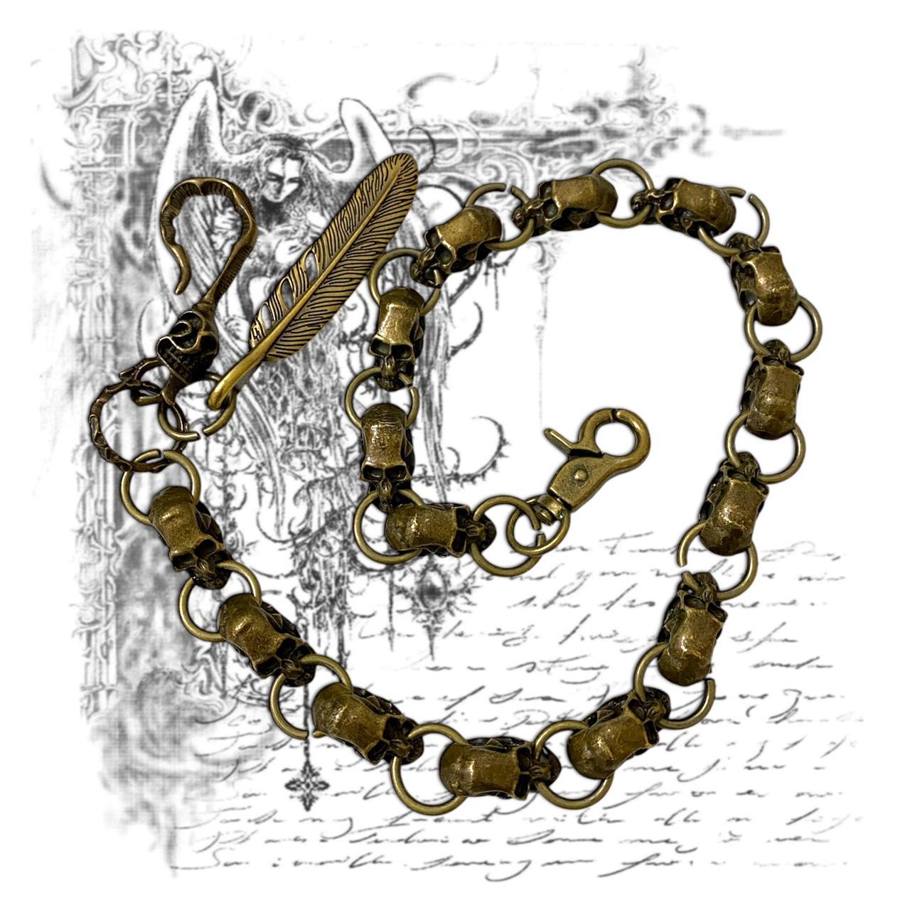 Japanese Vintage style Brass Wallet Chain Dm before... - Depop