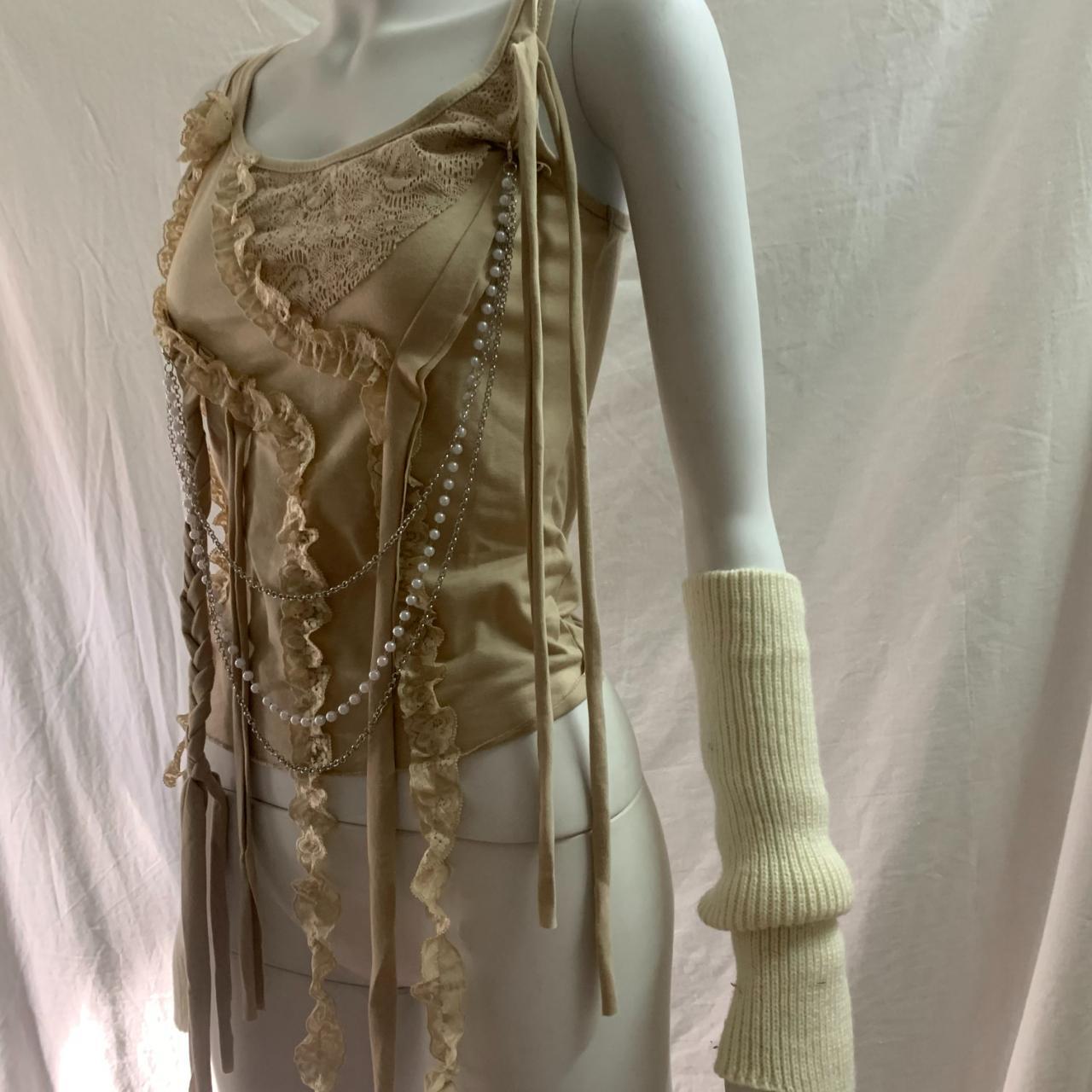 Y2k Grunge top, y2k halterneck top( top only,... - Depop