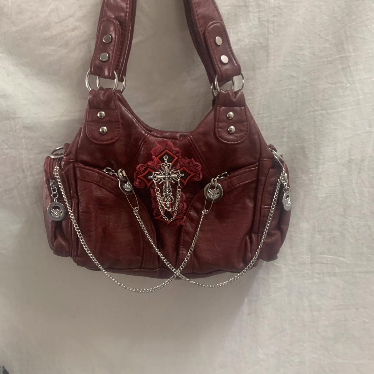 y2k CUTE pu handbag, shoulder bag, new vintage... - Depop