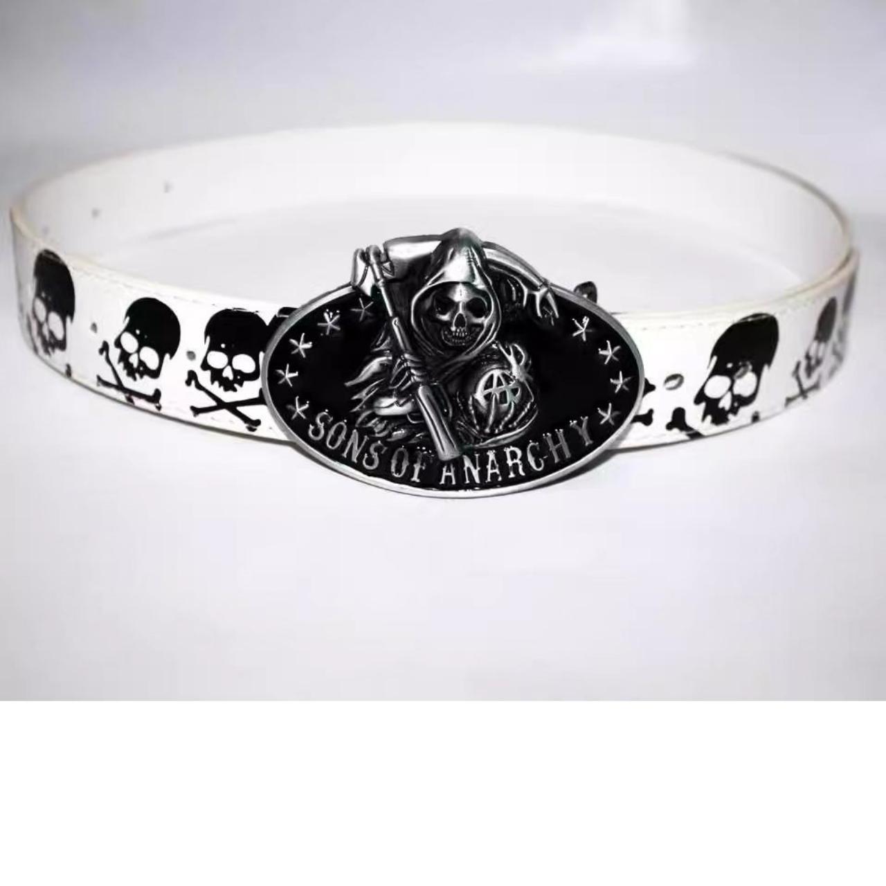 2000 y2k style grunge belt, punk belt Very unique... - Depop