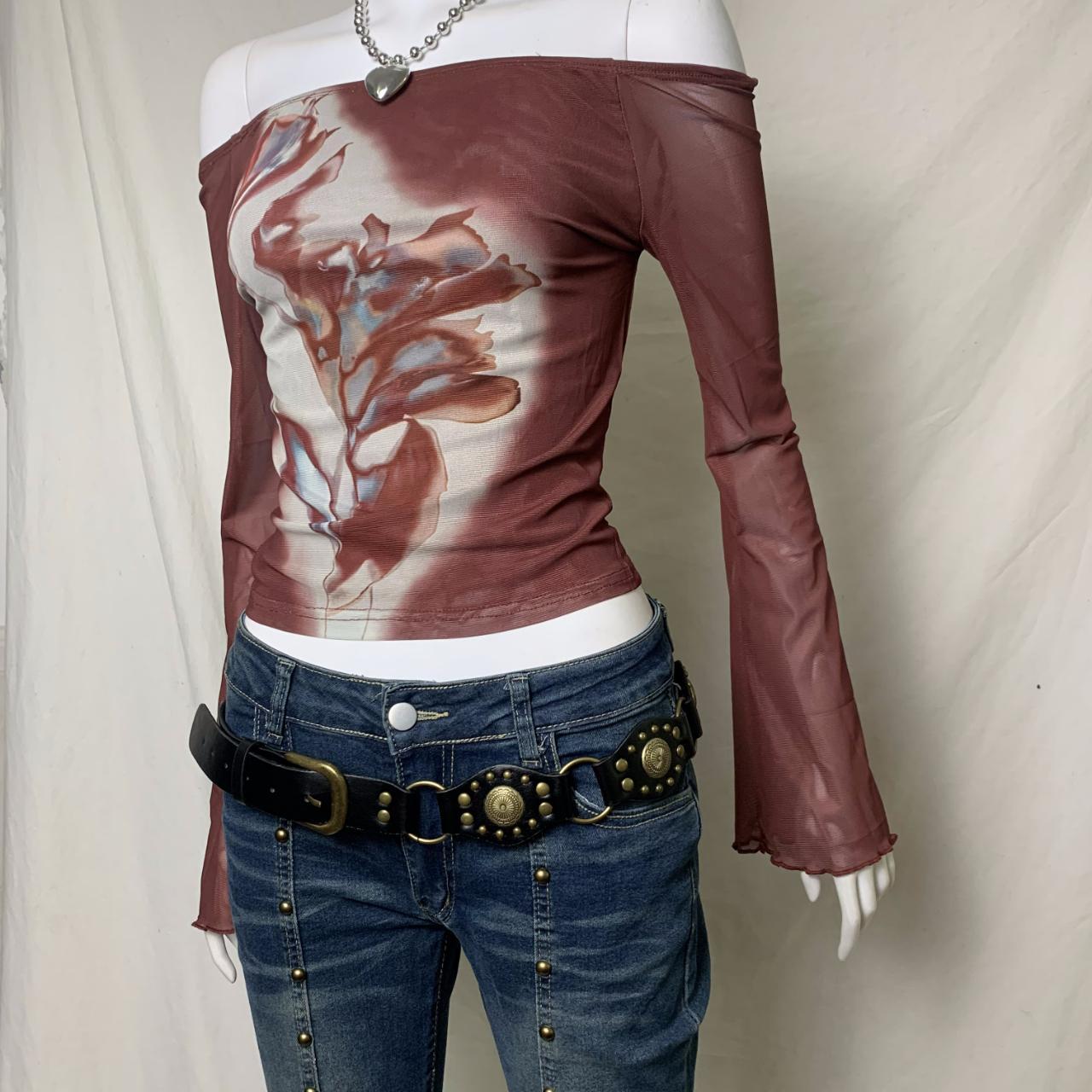 2000 y2k style grunge belt, punk belt Very unique... - Depop