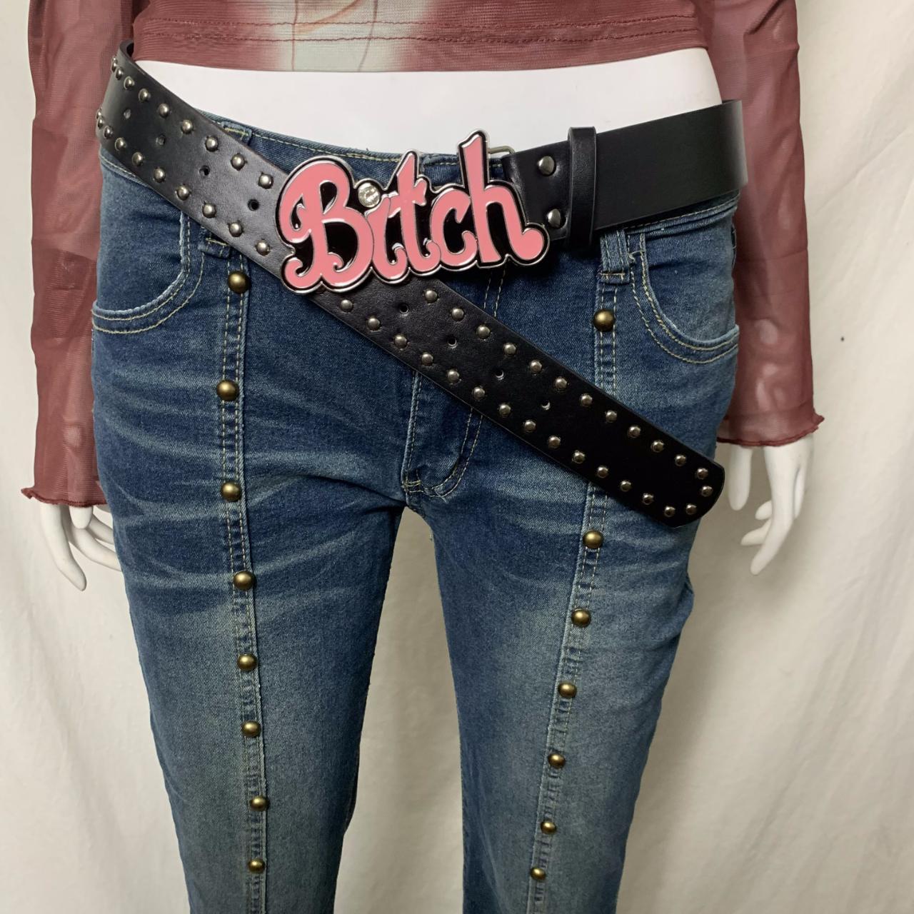2000 y2k style grunge belt, punk belt Very unique... - Depop