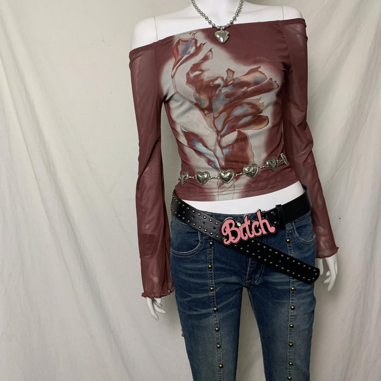 2000 y2k style grunge belt, punk belt Very unique... - Depop