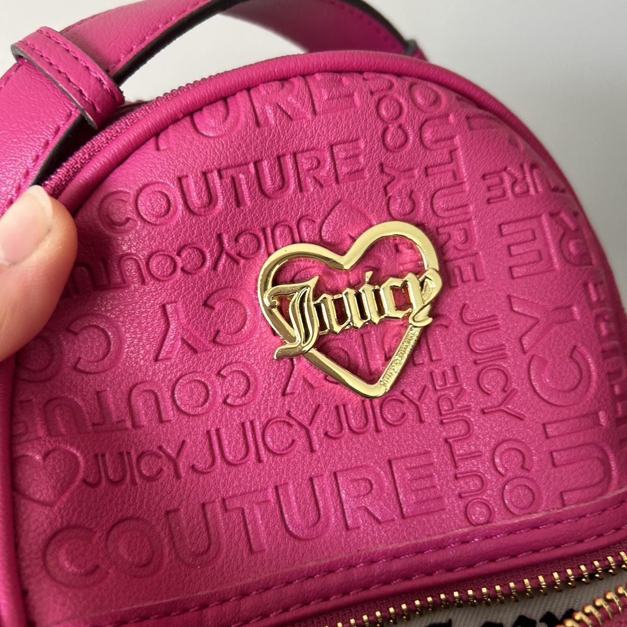 Juicy Couture Pink Backpack Bag No flaws to... - Depop