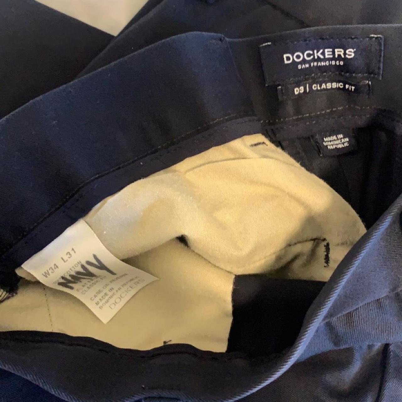 Navy Dockers 34x31 Like new condition #Dockers... - Depop