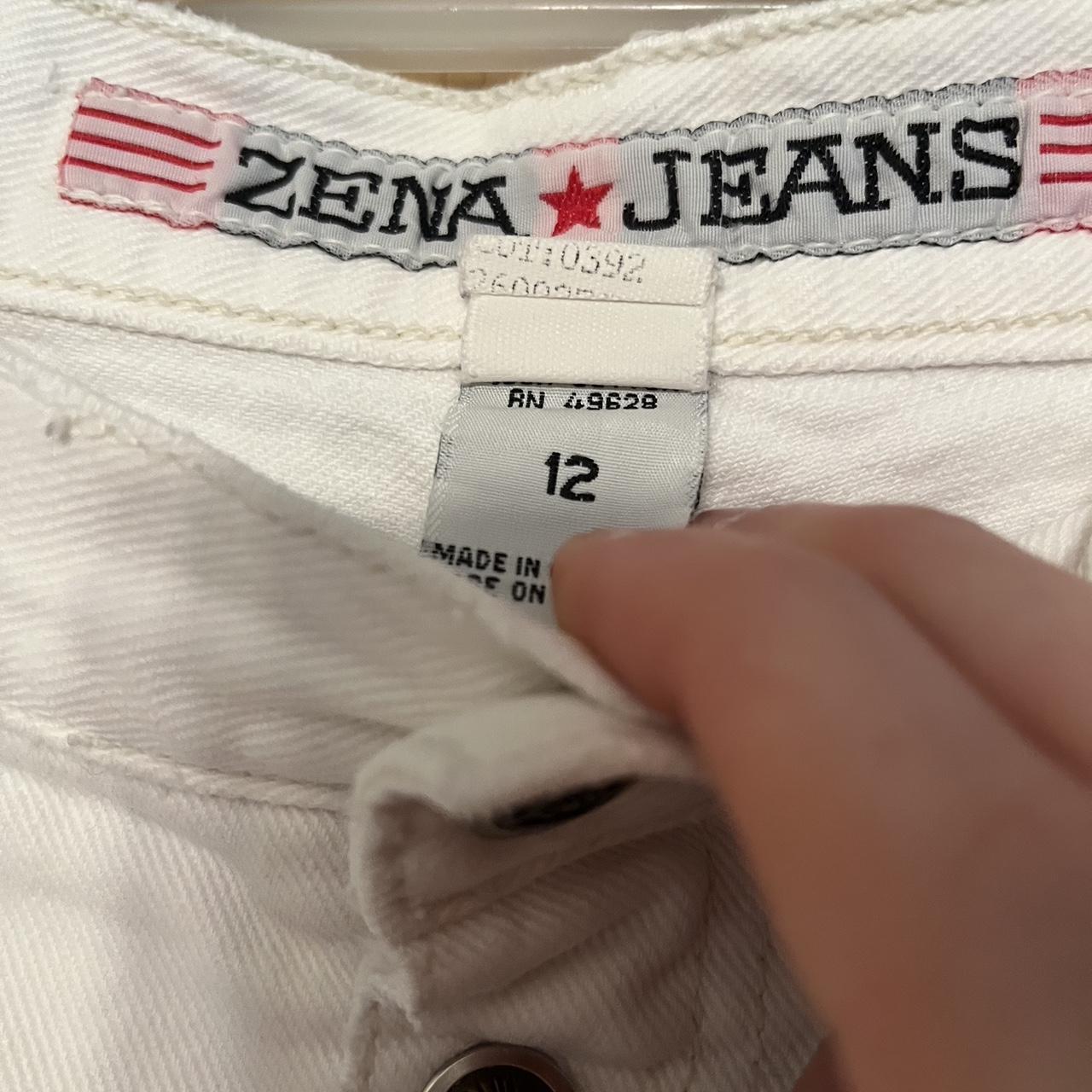 Zena jeans (very quality vintage brand ) neat button... - Depop