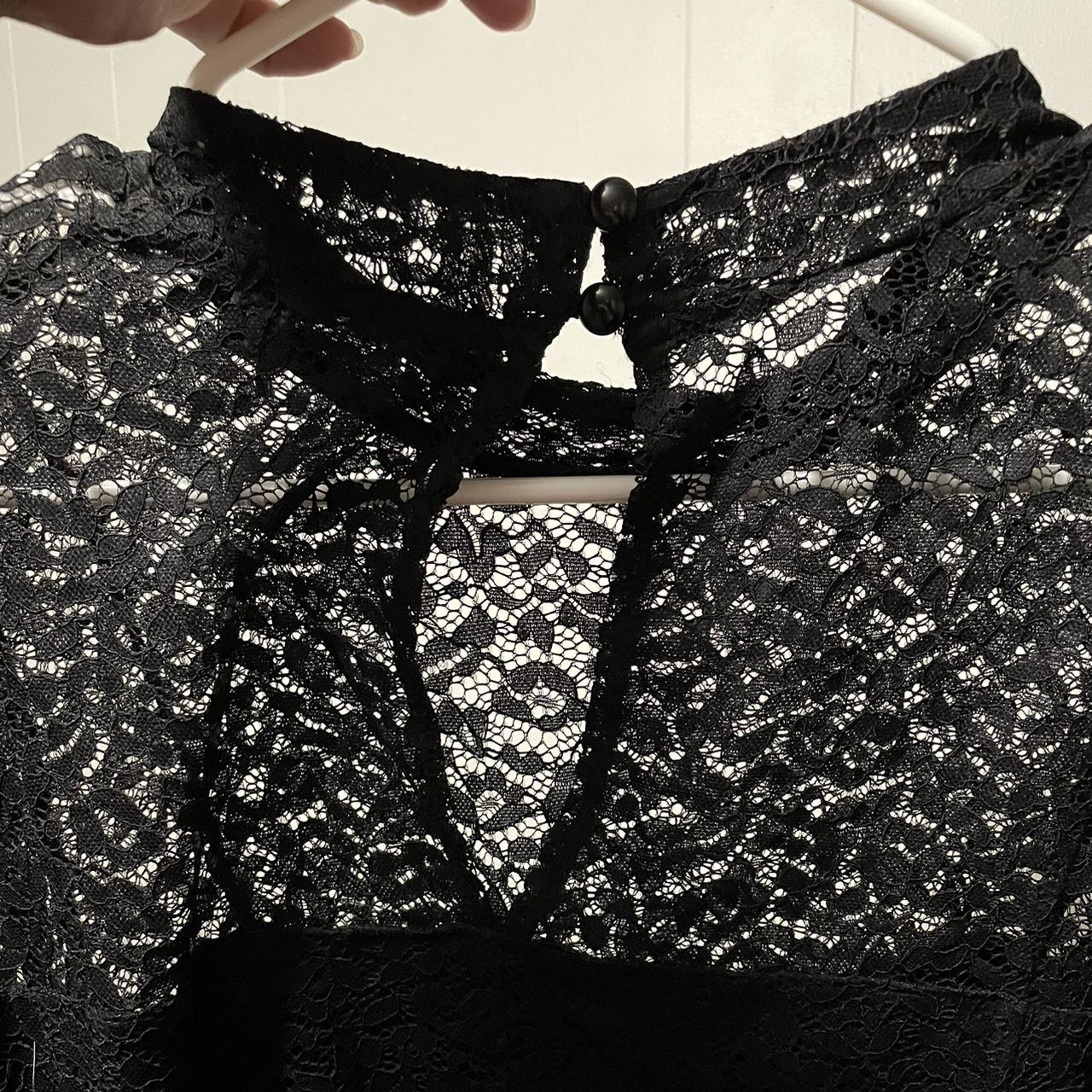 Torrid Lace Body Suit With Bellbottom Sleeves... - Depop