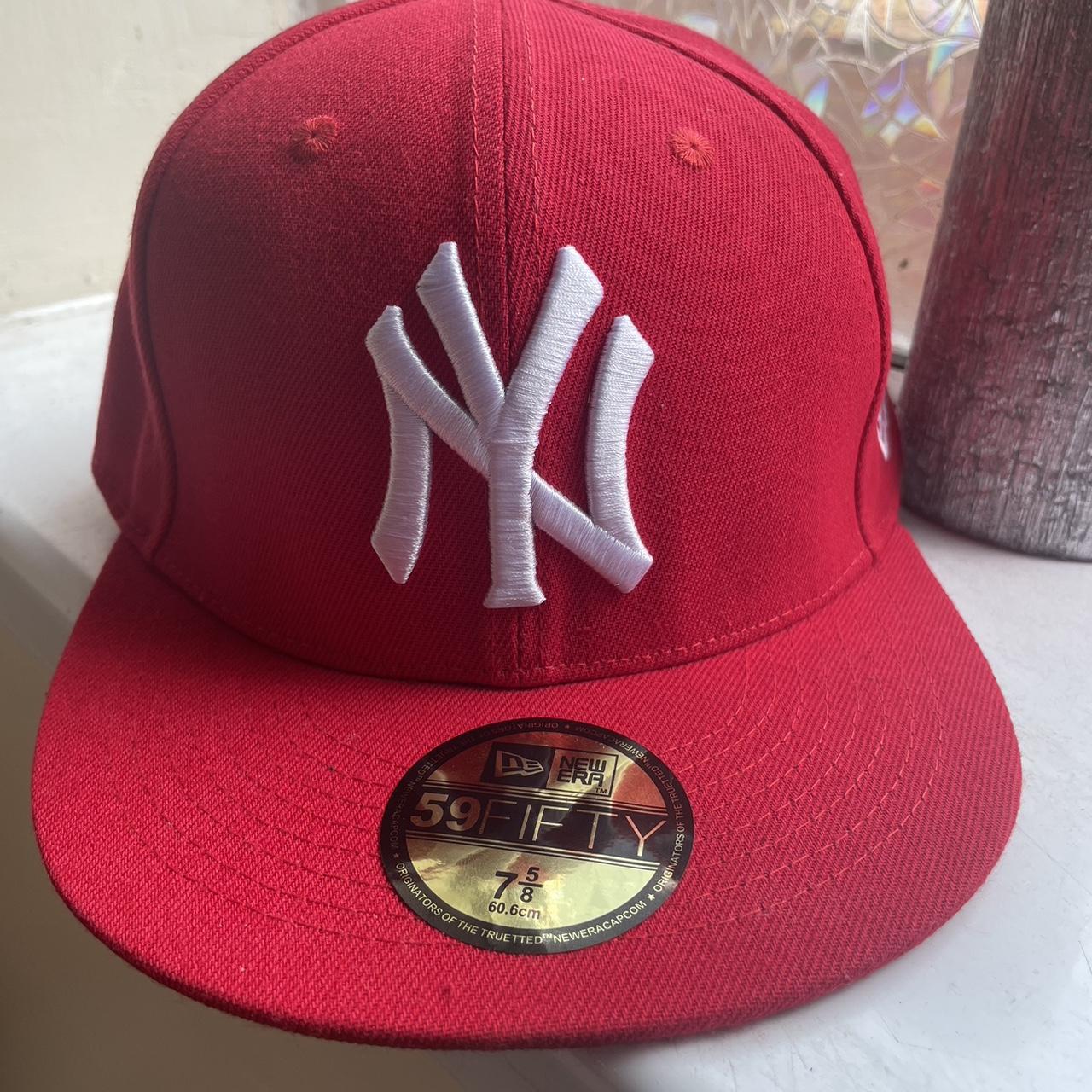 Red New Era New York Yankees baseball cap. FAST... - Depop