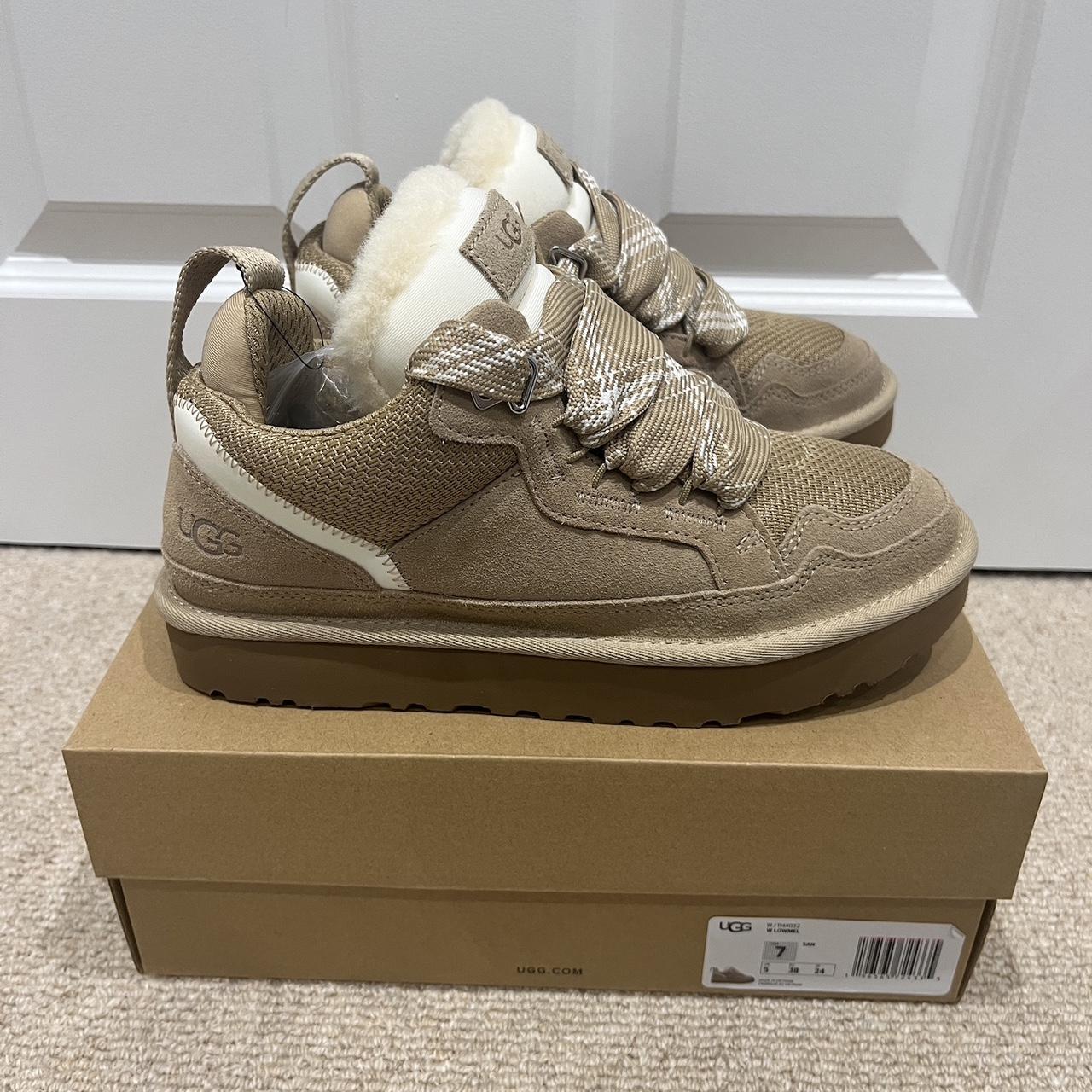 UGG Sand Lowmel Trainers - Depop