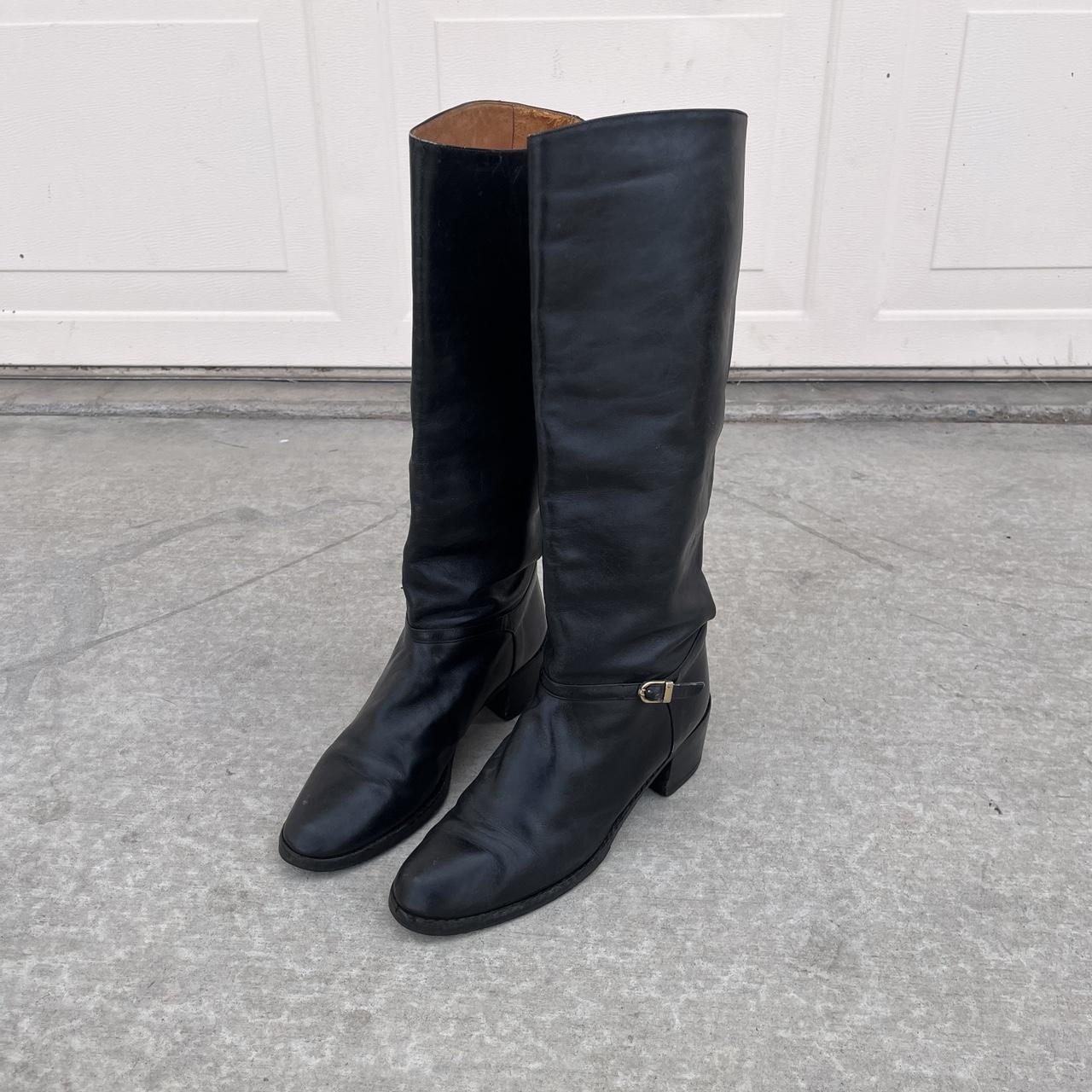 Vintage John Wanamaker Leather Equestrian... - Depop