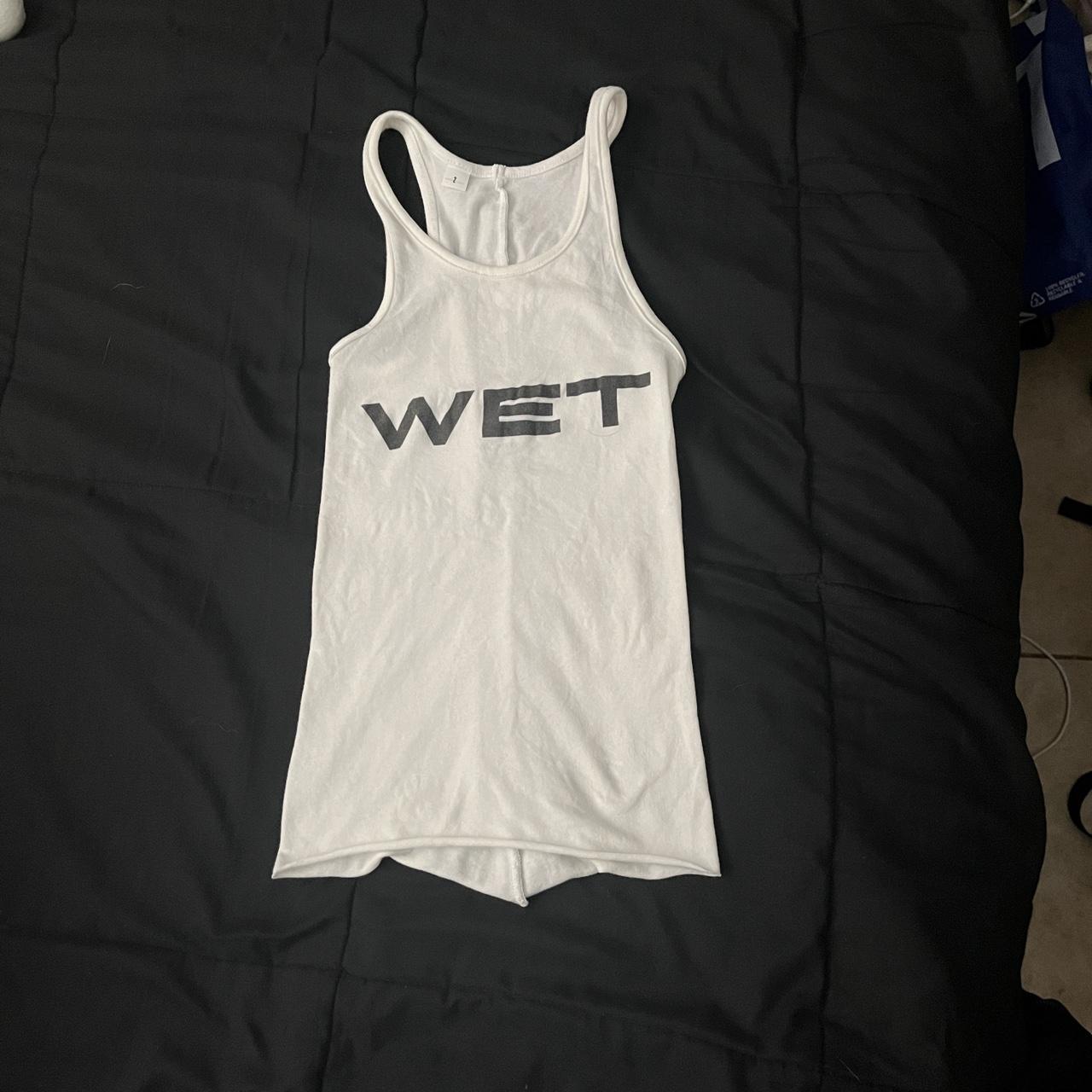 Yeezy YZY Mowalola WET tank top. No longer being... - Depop