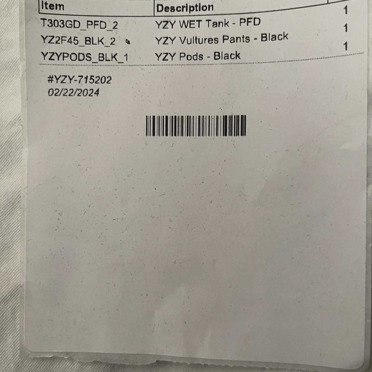 Yeezy YZY Mowalola WET tank top. No longer being... - Depop