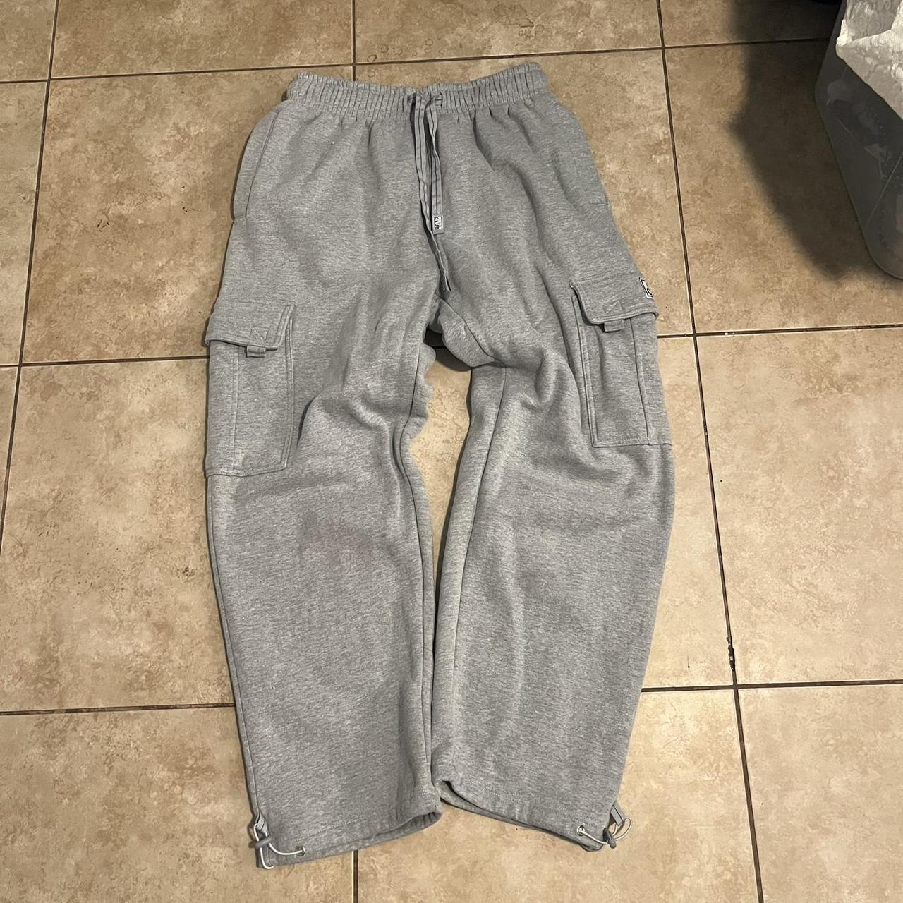 Pro Club heavyweight cargo sweatpants with... - Depop