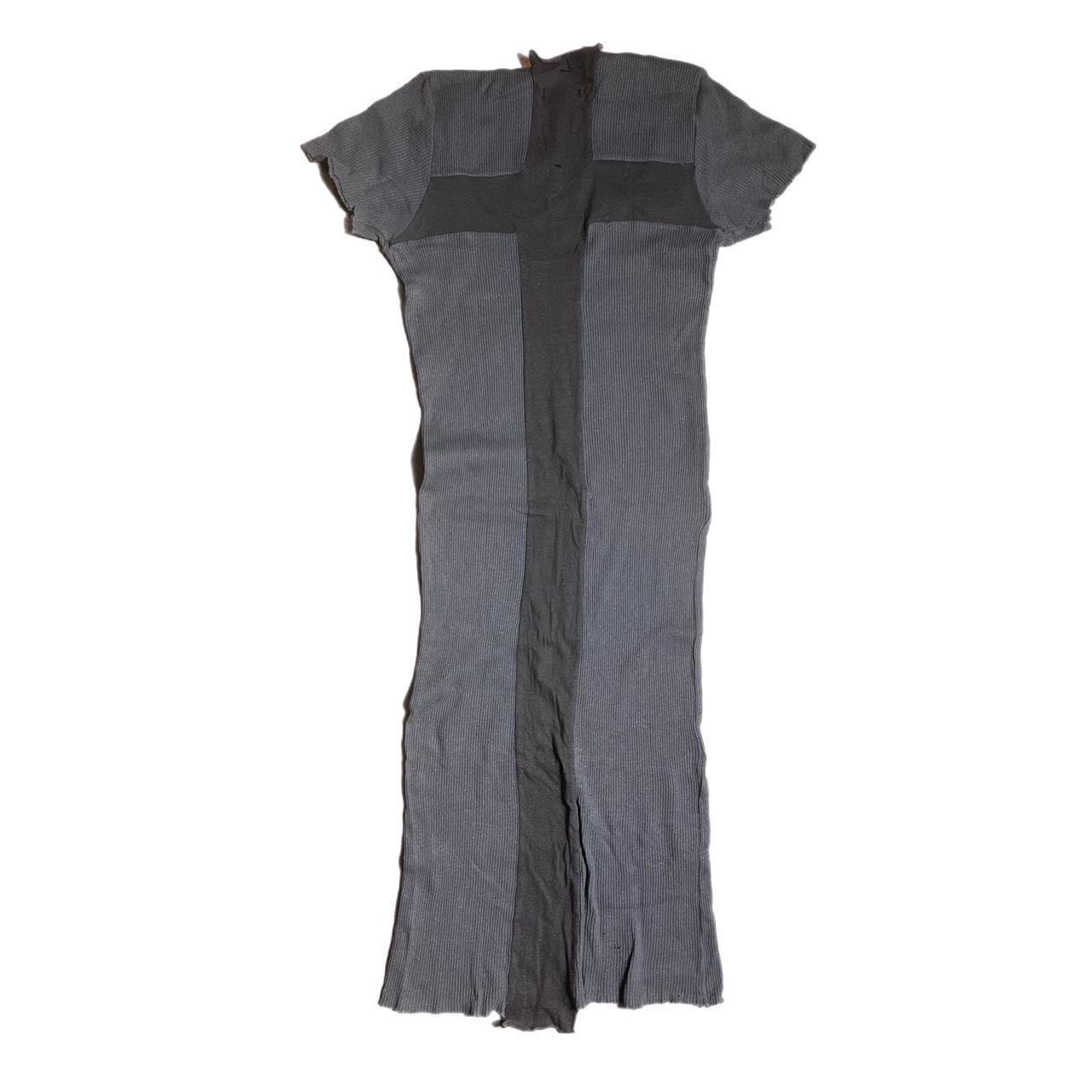 LGB classic grey cross back long tee Size S Ptp... - Depop