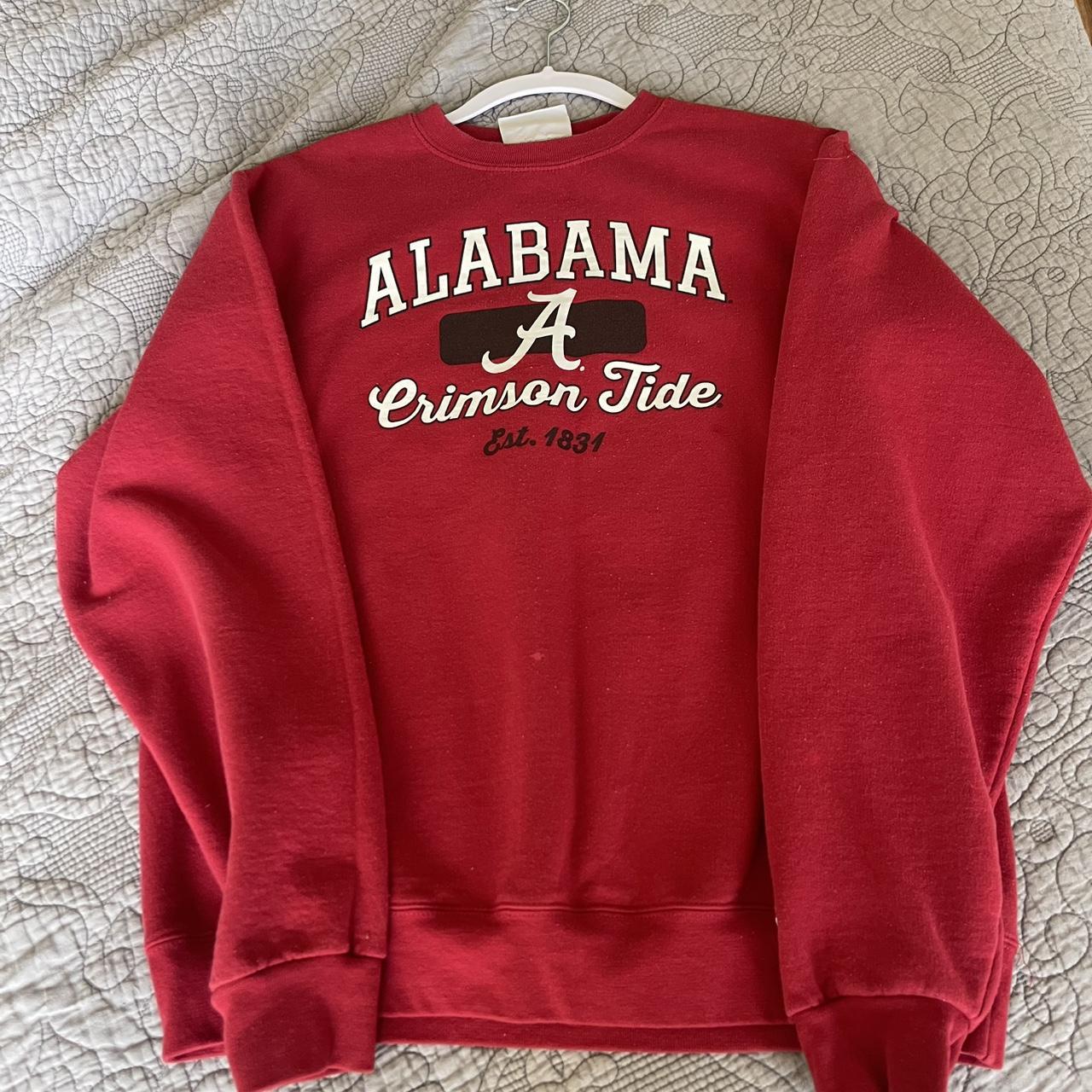 Alabama Crimson Tide crewneck champion sweatshirt... | Depop